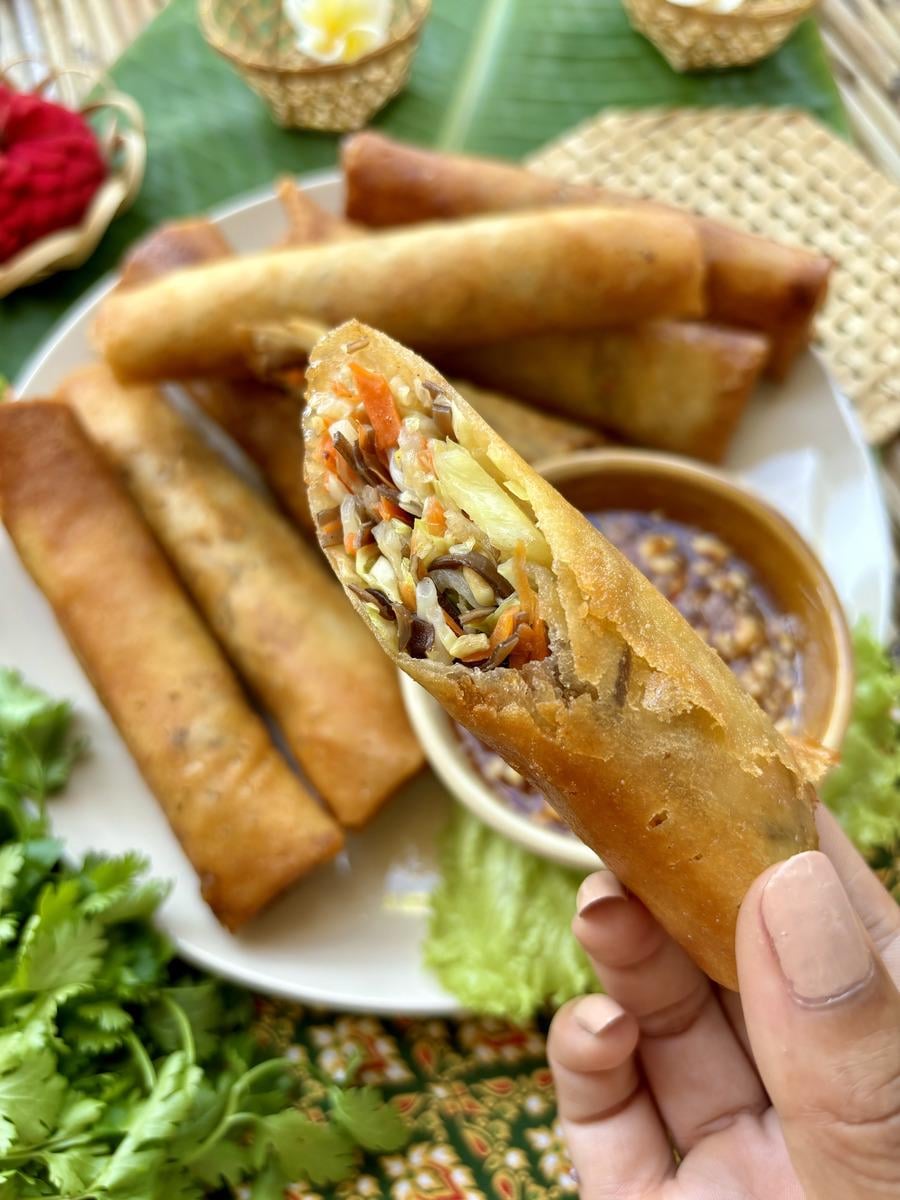 Homemade Spring Rolls - foodiedude