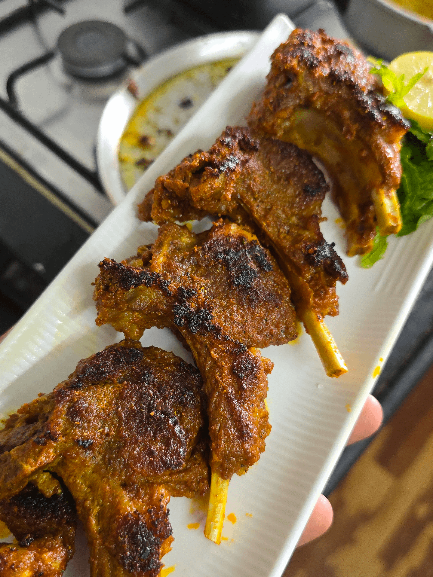 [Homemade] Tandoori Mutton Chops - foodiedude