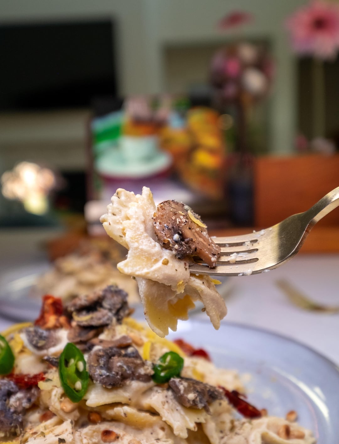 🌱🍋WFPB Lemon Ricotta Pasta ~ High Protein, Low Calorie, Healthy, Vegan ...